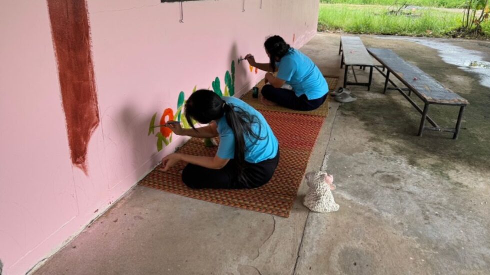 DNPF Team Enhances Outdoor Environment at Panyavitit ECD Center, Surin ...