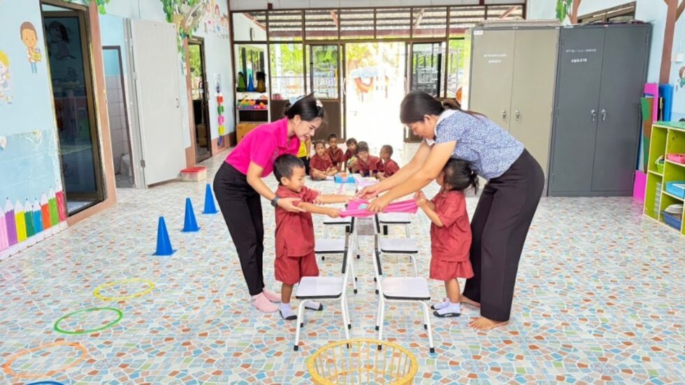 DNPF Team Coaches Ban Yang-Sritawan ECD Center Teachers on Physical ...